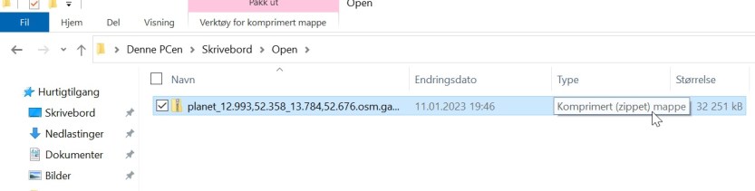 Laste ned kart fra OpenStreetMap / BBBike og aktivere på GPS – It’s not ...
